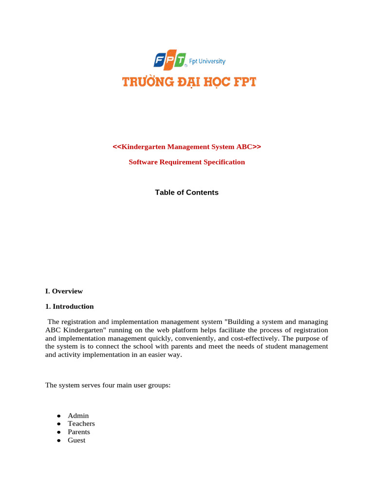 G1-KidMN SRS Final | PDF