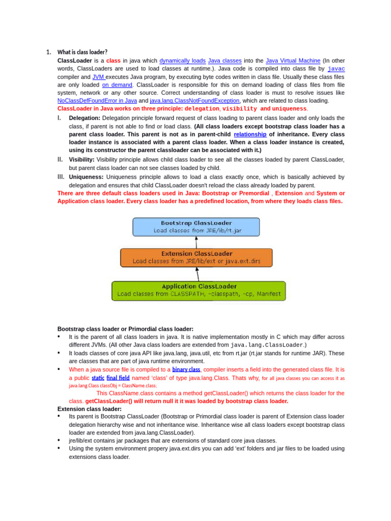 Class Loader | PDF