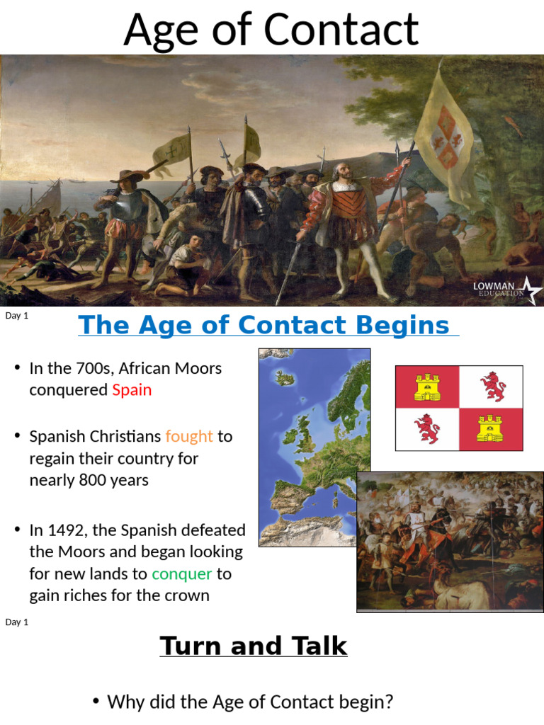 Age of Contact. Lesson. SS. 7th Grade | PDF
