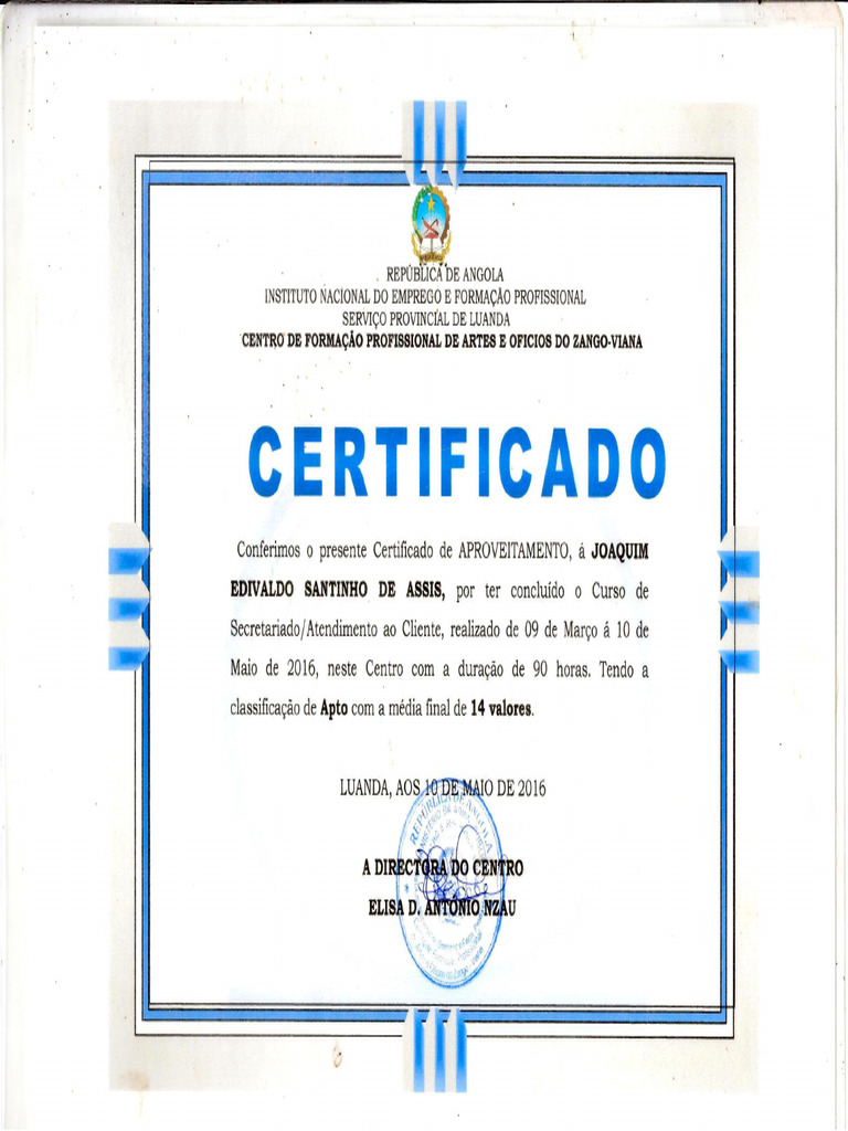 Certificado | PDF