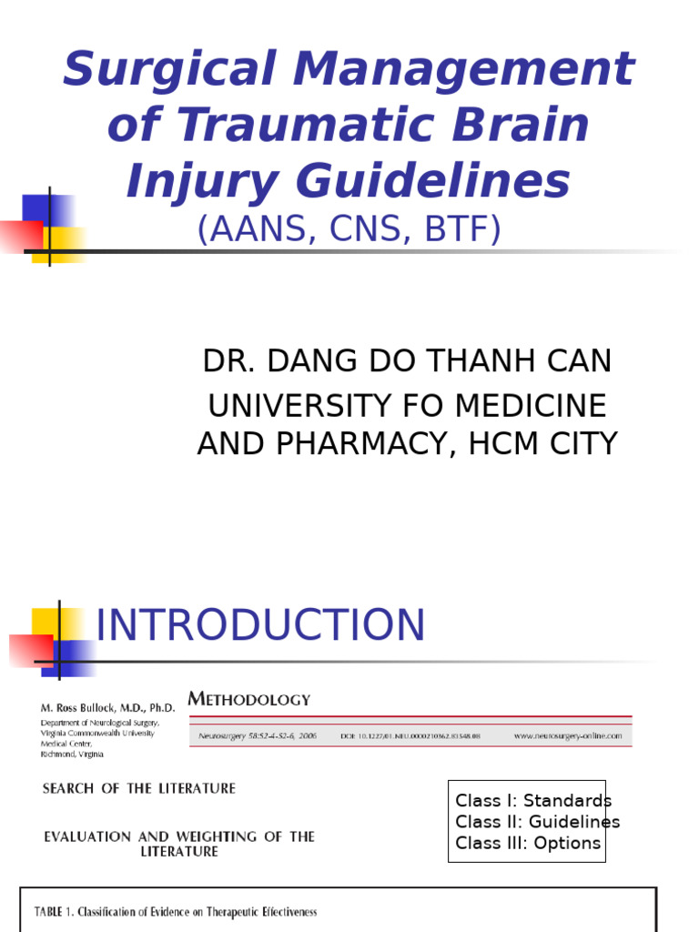 Surgical Management of Head Trauma | PDF