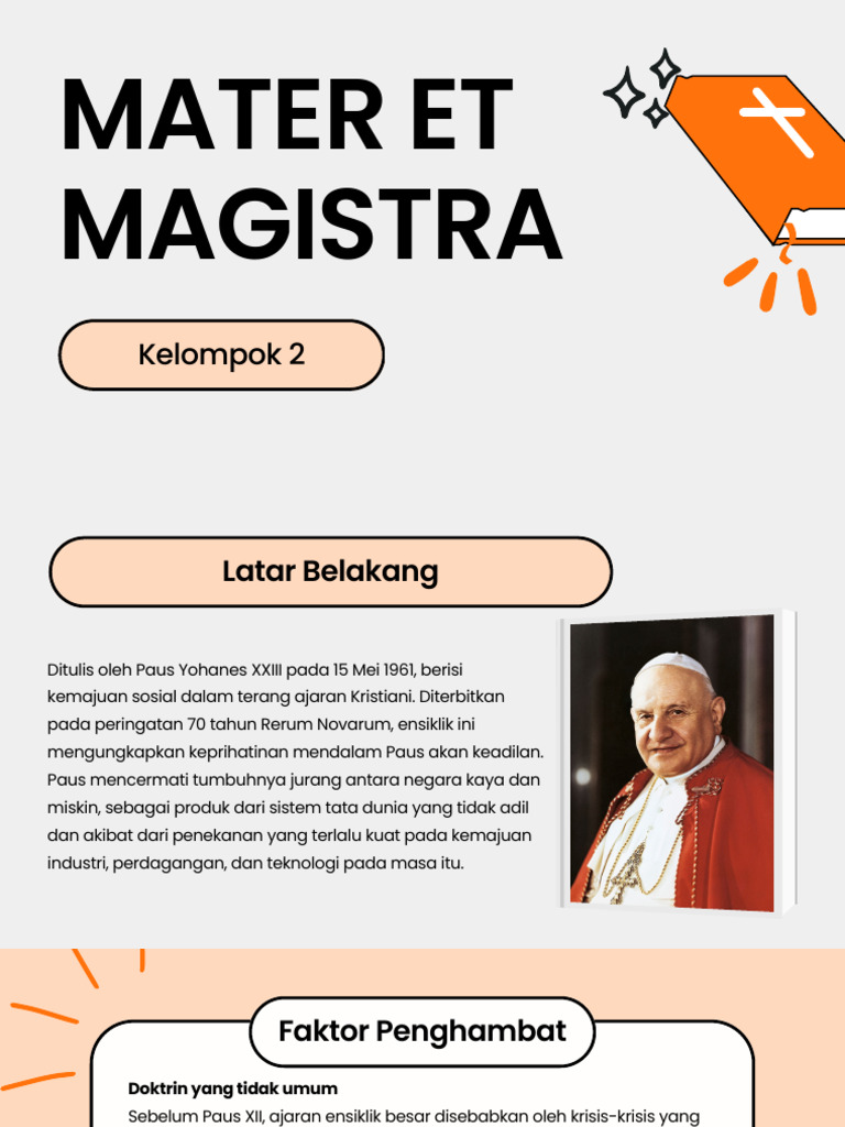 MATER ET MAGISTRA | PDF