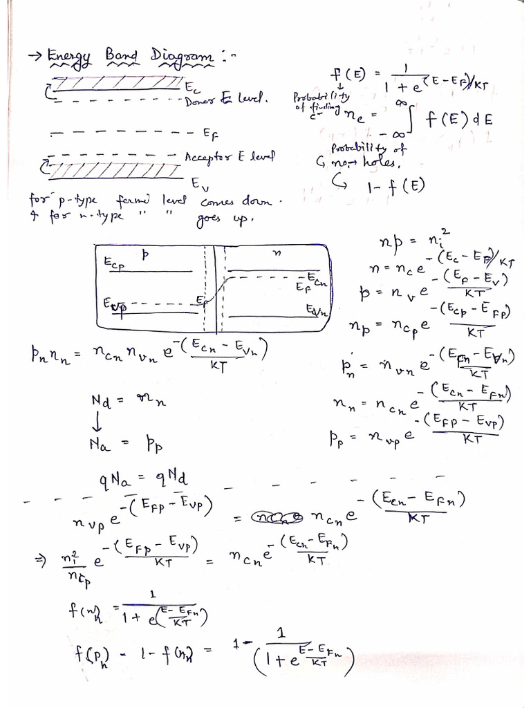 P-N Junction Notes | PDF