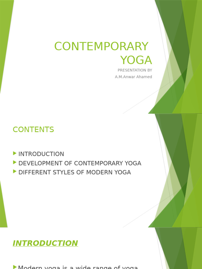 Contemporary Yoga | PDF