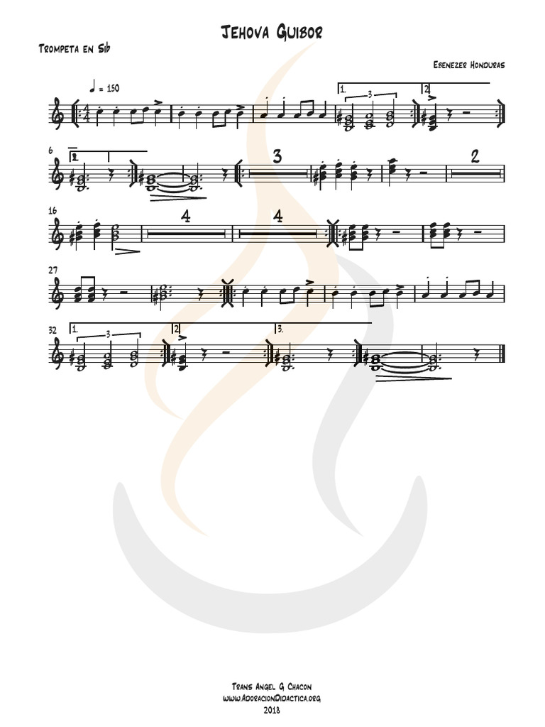 Jehova Guibor - Trompeta en Sib | PDF