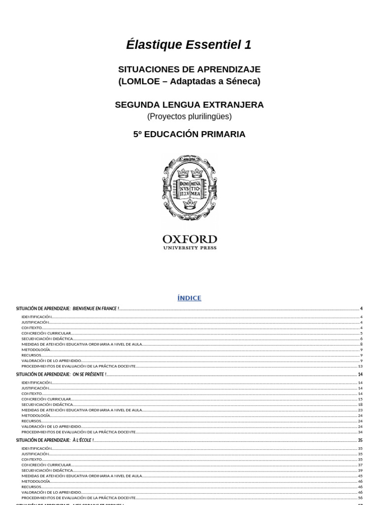 General Programacion Andalucia Bilingue | PDF