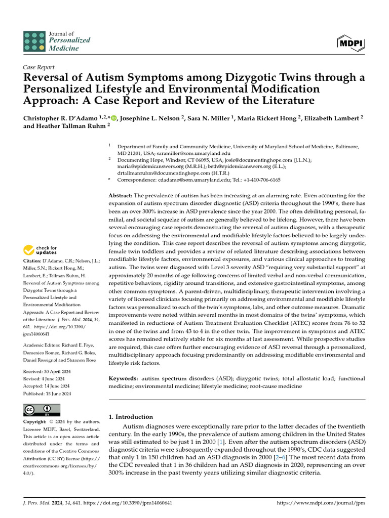 Autism Reverse | PDF