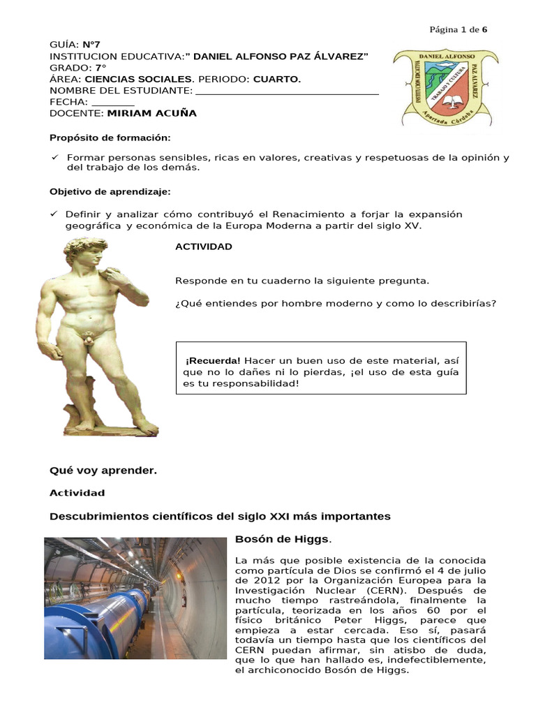 GUIA No.7. C.SOCIALES 7° | PDF