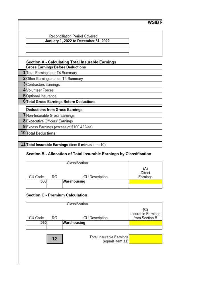 Module 13 Assignment #10 - Payroll Spreadsheet Student - 2022 | PDF