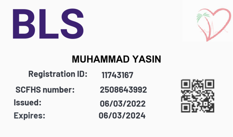 BLS (Business Card) | PDF