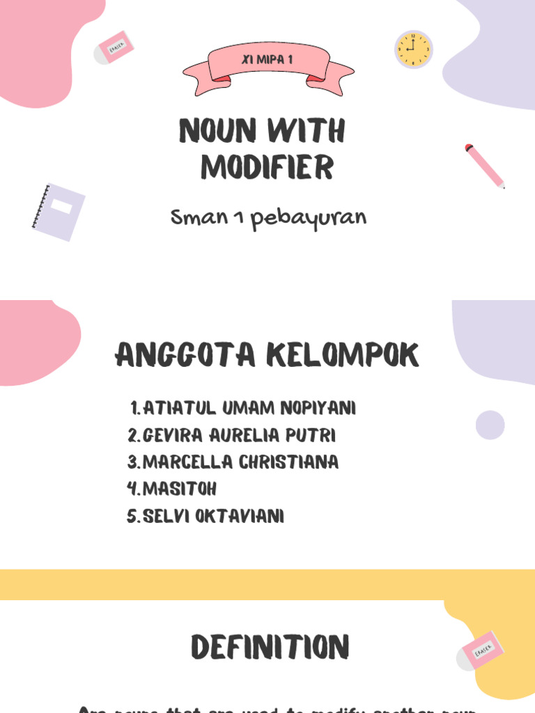 Materi Noun With Modifier - 20240819 - 155038 - 0000 | PDF