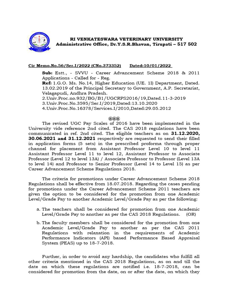 CAS Applications 2 | PDF