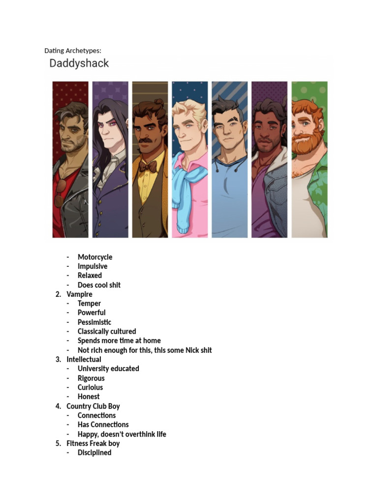 Dating Archetypes | PDF