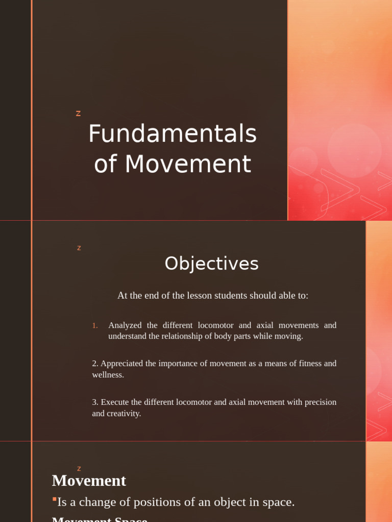 Week3 PE12 Fundamentals of Movement | PDF