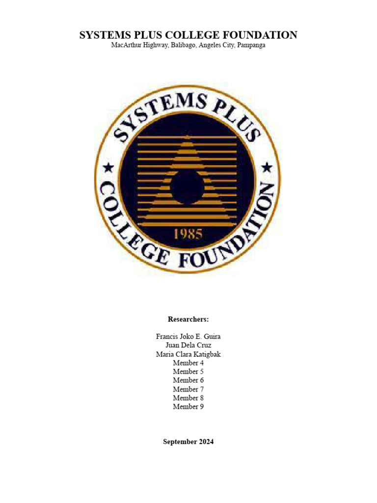 Formulation Ofresearch Titles - General Template | PDF