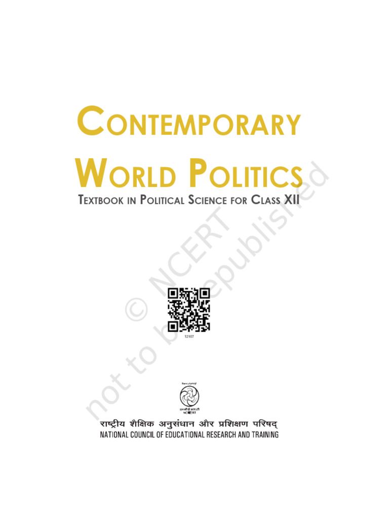 Contemporary World Politics Class 12 PDF | PDF