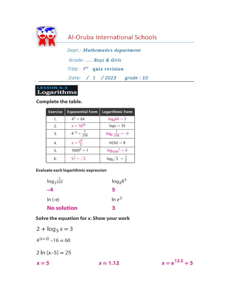 Rev 10 2nd 2024 Model Answer | PDF