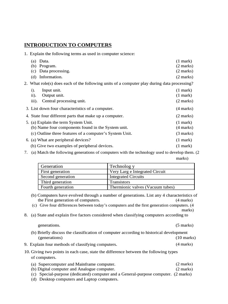 Computer Basics and Usage Guide | PDF | Microcomputers | Teaching Methods & Materials