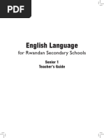 Grade 8 Teacher Guide For English | PDF | Curriculum | Teachers