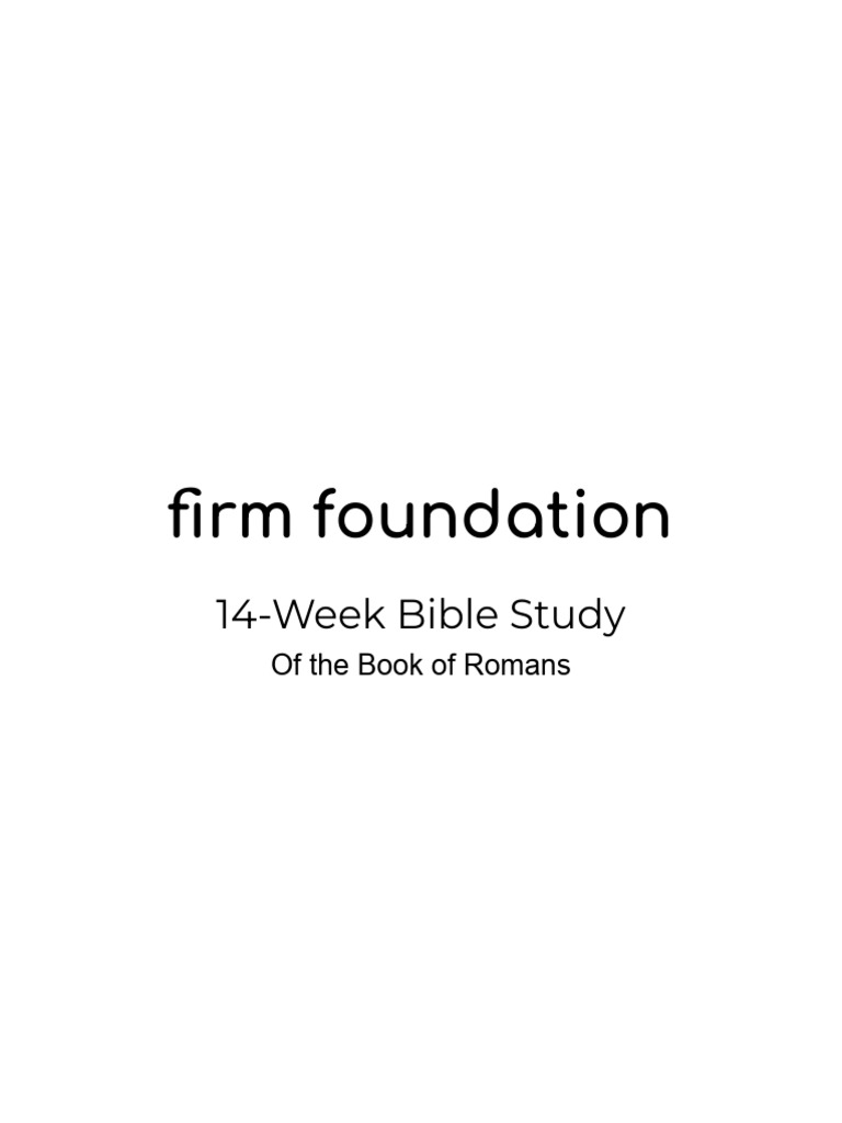 Romans Bible Study Guide | PDF