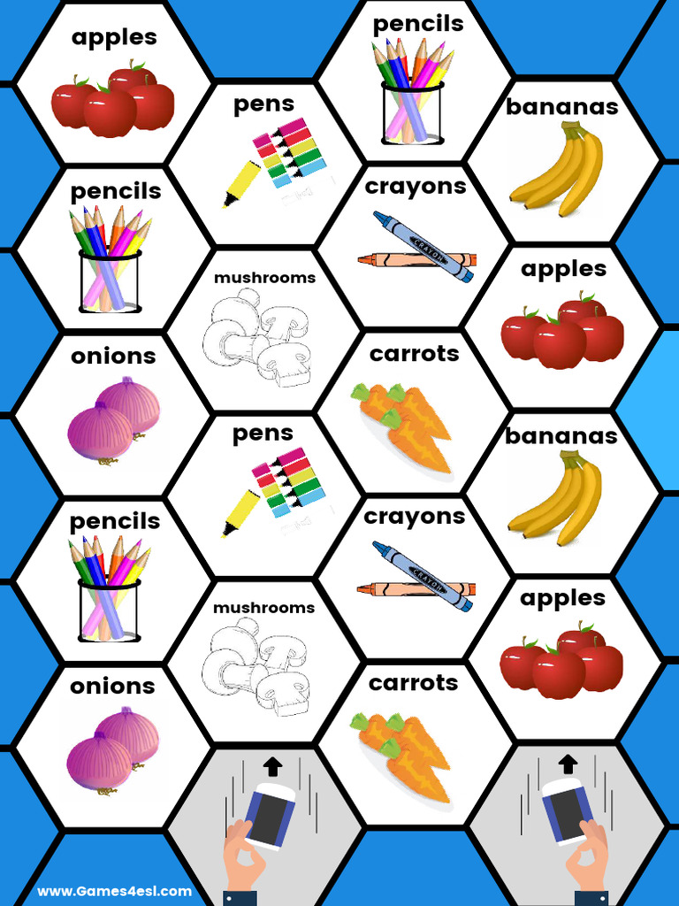 Plural Nouns Board Game Flicker Game | PDF