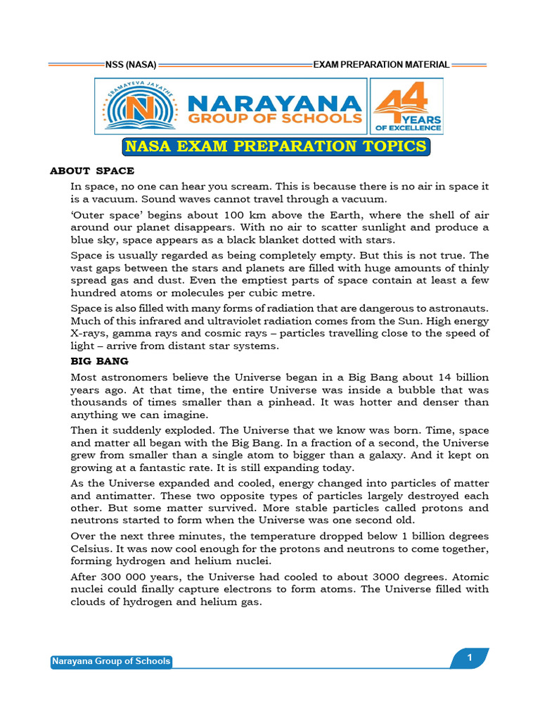 Nss Preparation Material - 2024 | PDF