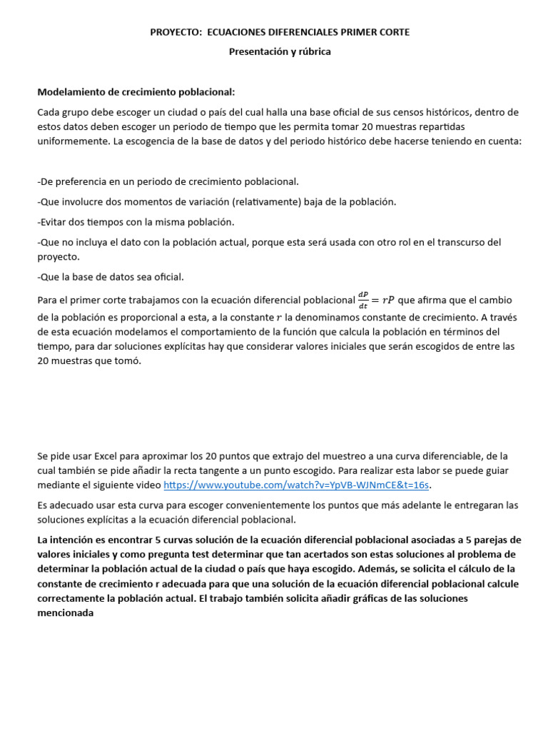 Proyecto Primer Corte | PDF