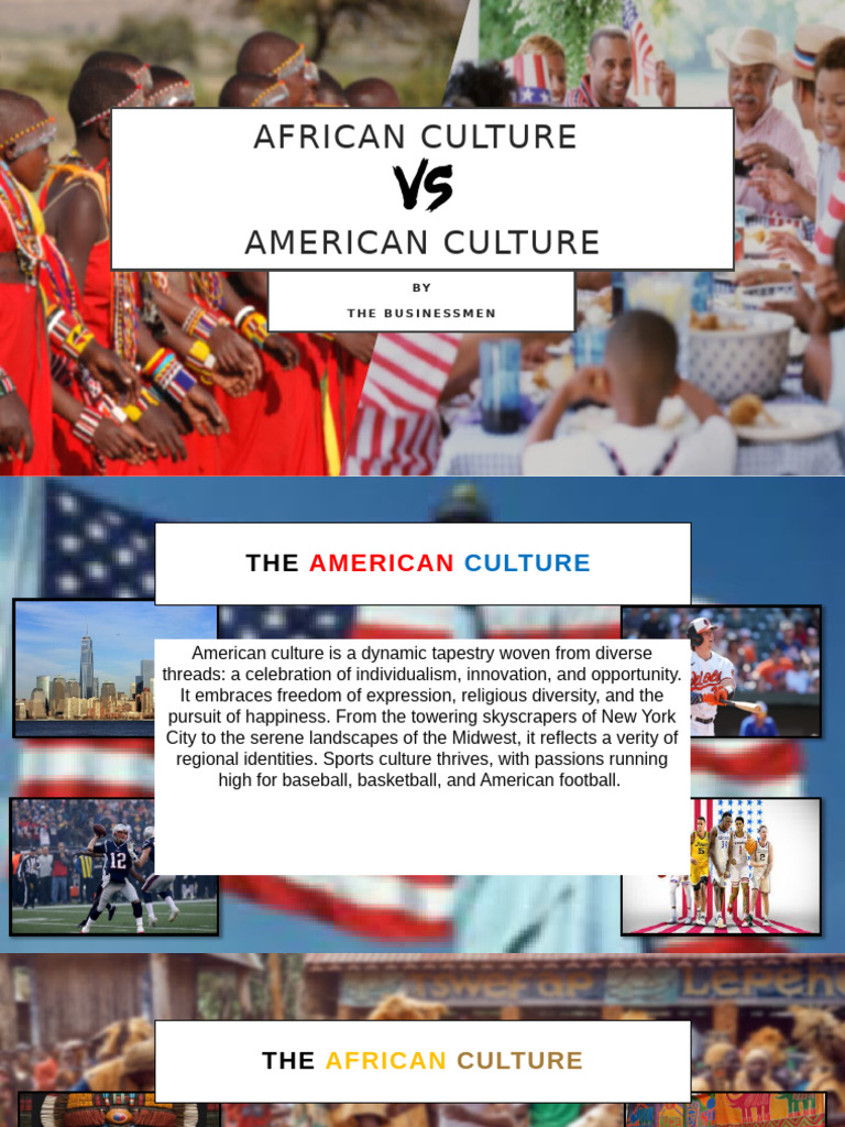 African Culture vs American Culture | PDF