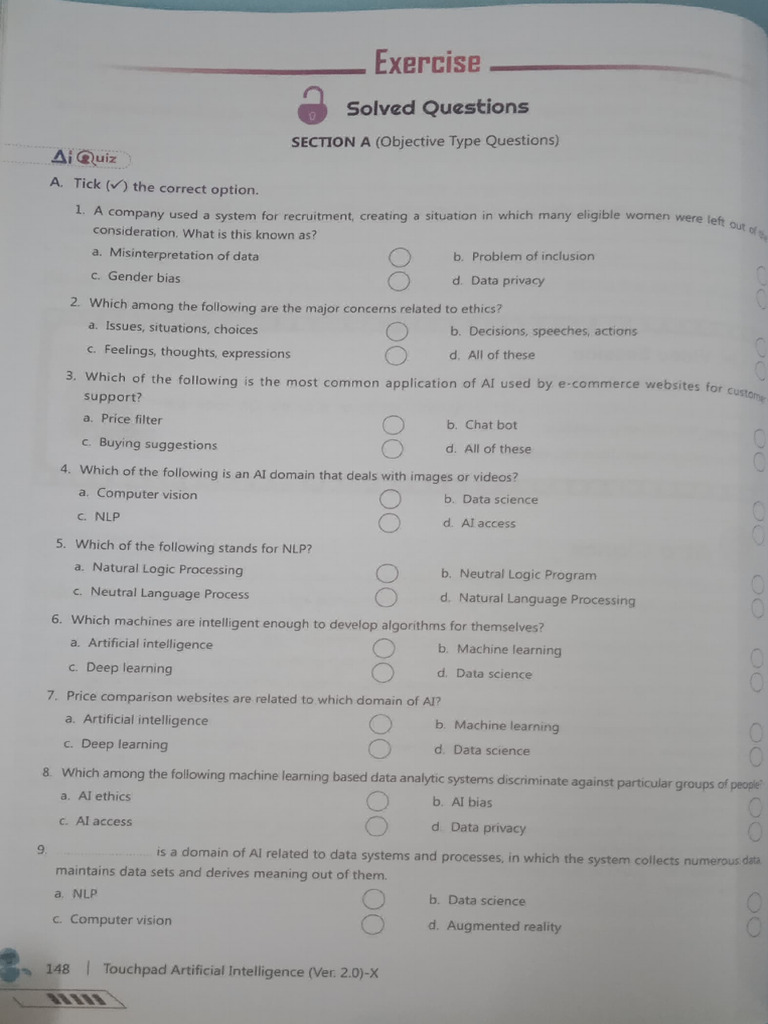 Introduction To AI From Touchpad Book | PDF
