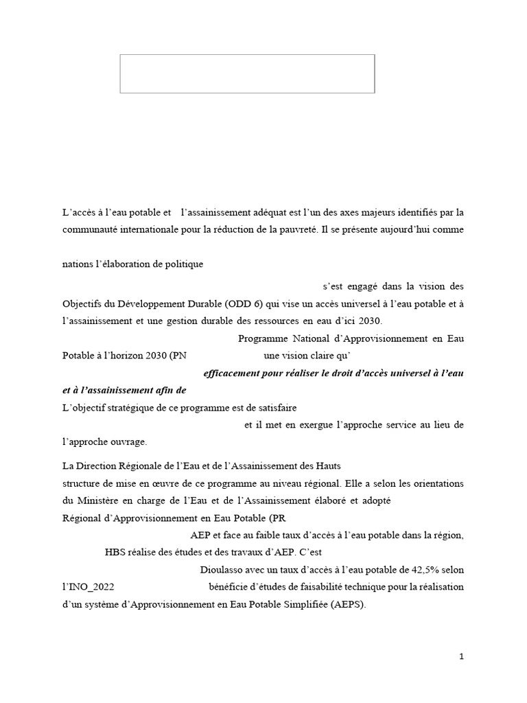 Projet Intégrateur EA 2024 | PDF
