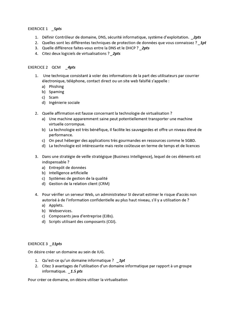 Gsi2 - Administration Systeme 2 | PDF