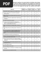 Thomas Kilmann Questionnaire | PDF | Thought | Psychological Concepts