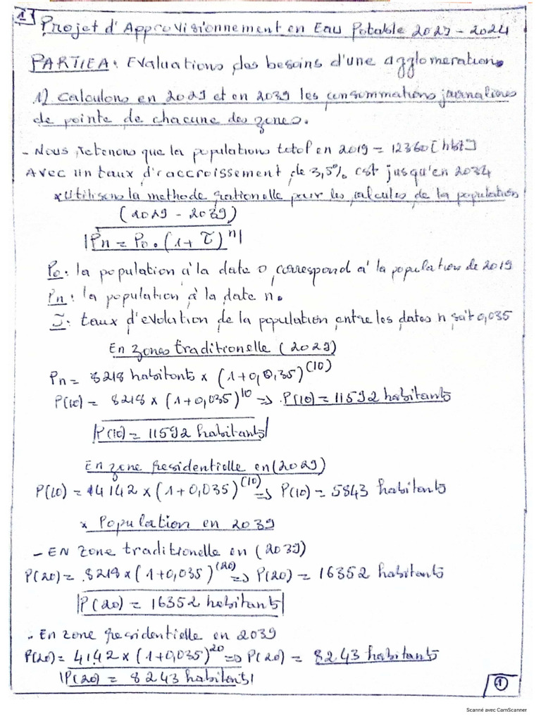 BIRGUI Projet AEP | PDF