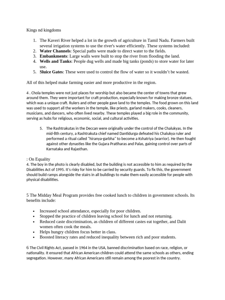 Kings ND Kingdoms | PDF