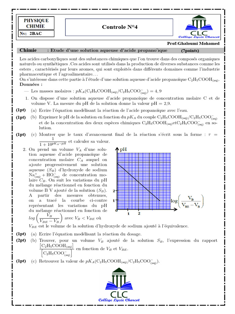 Controle N1 S2 | PDF