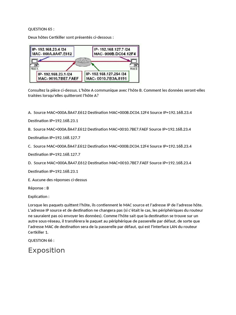 QCM CCNA Partie 16 | PDF