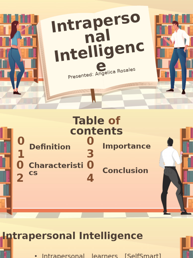 Intrapersonal Intelligence | PDF | Self-Improvement
