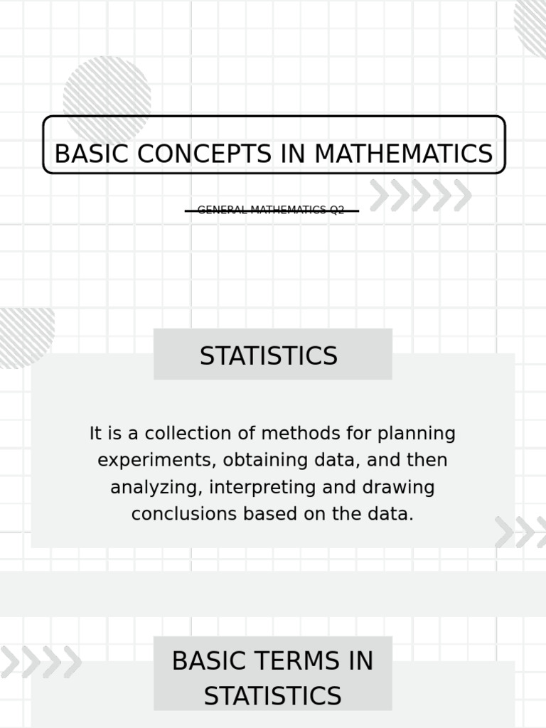 Basic Concepts in Mathematics | PDF