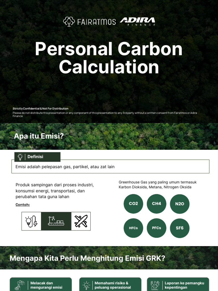 Menghitung Emisi Gas Rumah Kaca | PDF | Greenhouse Gas | Emission Intensity
