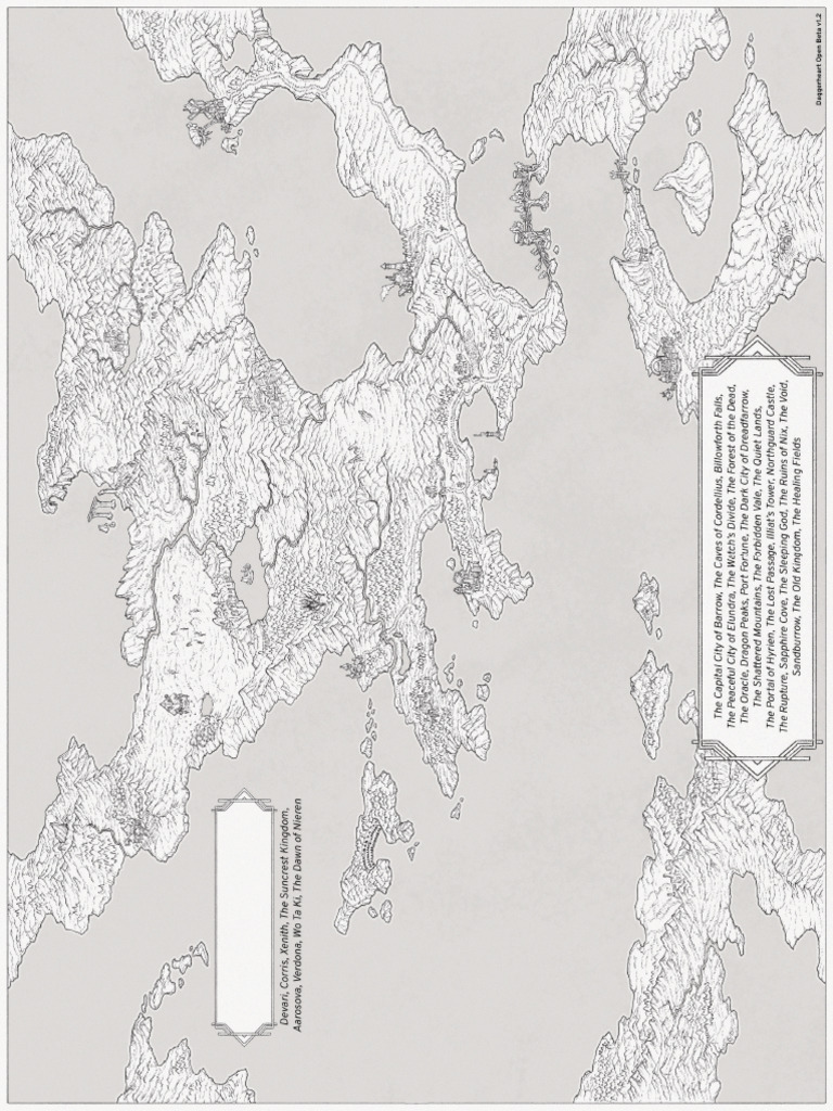 DH v1.3 Campaign Map 01 | PDF