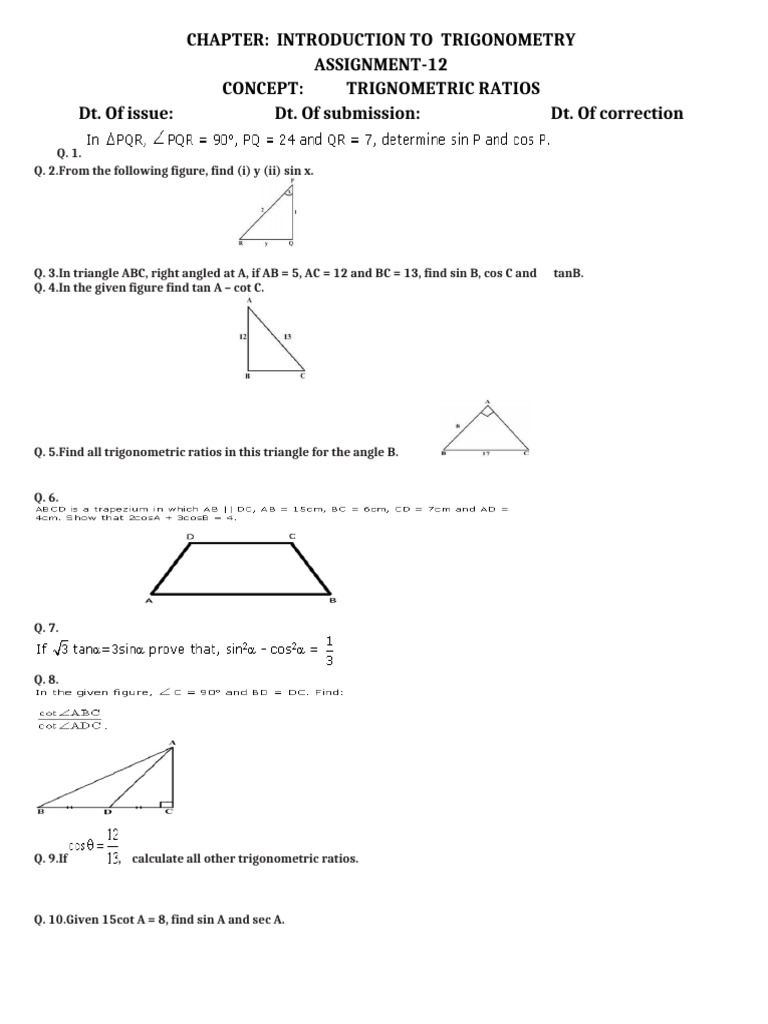 TRIGONOMETRY | PDF