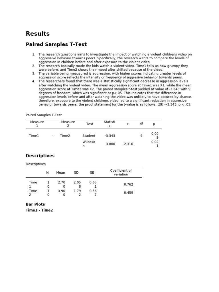 Jasp Assign 3.jasp | PDF
