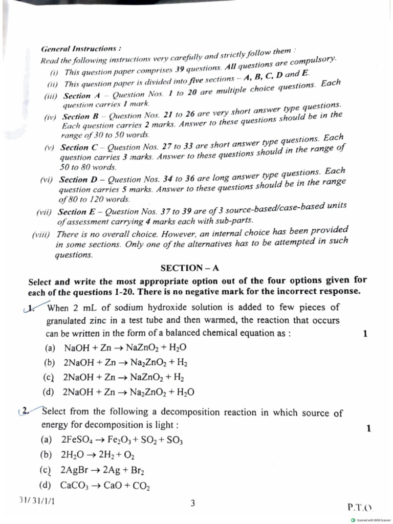 Science Set 1 | PDF