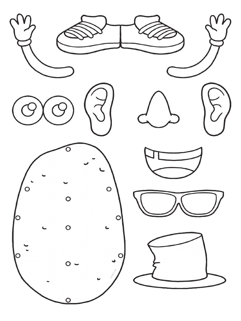 Design Your Own Potato Character for Children | PDF