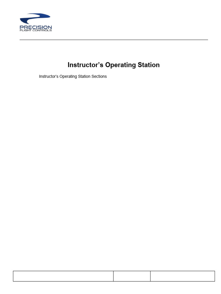 Artwings Instructor-Station-Manual | PDF