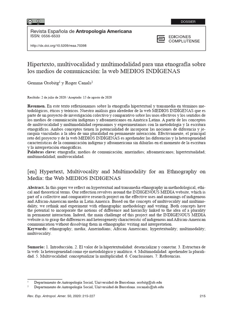 Canals y Orobitg | PDF