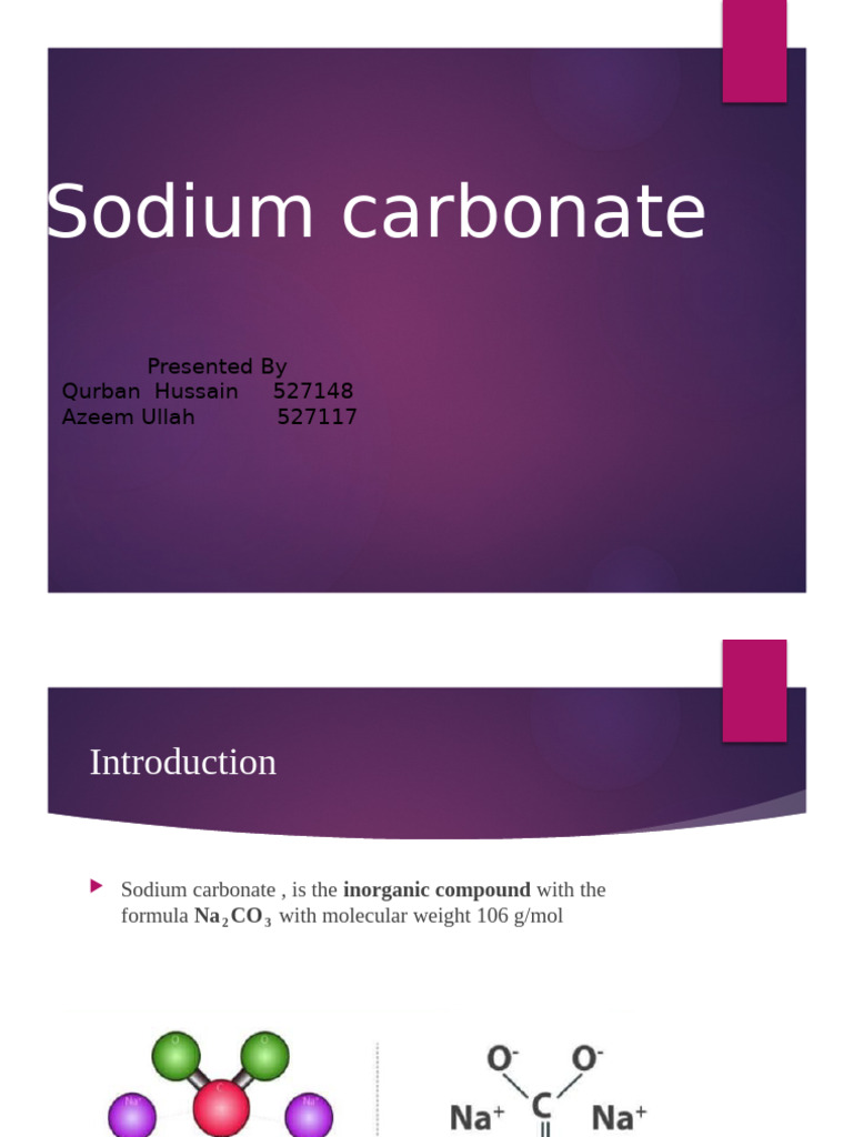 Sodium Carbonate | PDF