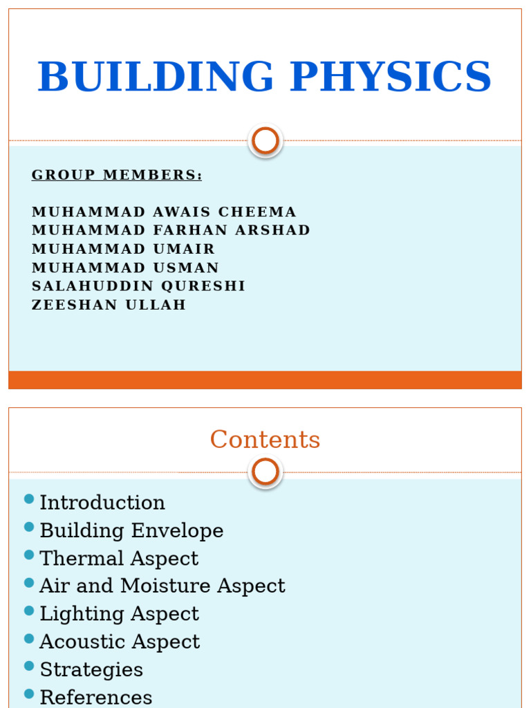 Building Physics | PDF