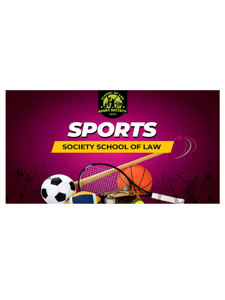 Sports Society Banner | PDF