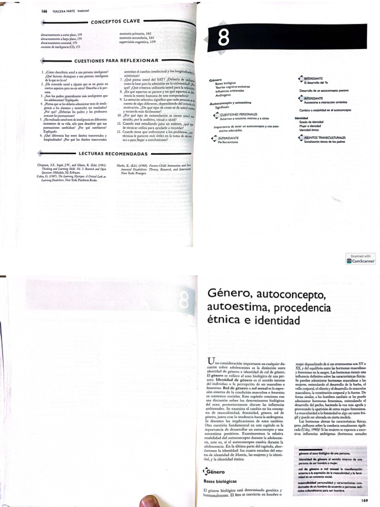 Dllo Psicosexual (F. Philip Rice, Adolescencia Cap 8 y 9) | PDF